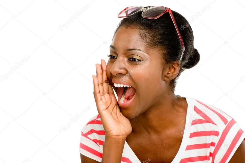 African American woman shouting Stock Photo by ©AILA_IMAGES 19471297