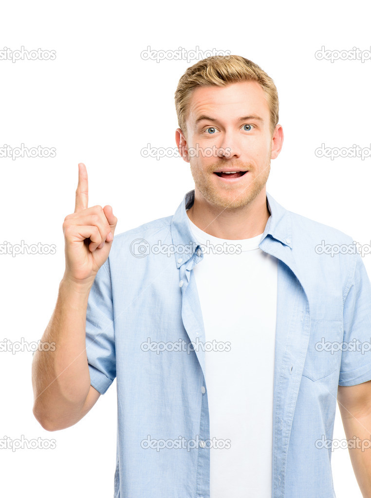 Happy man Has an idea Stock Photo by ©AILA_IMAGES 27404779