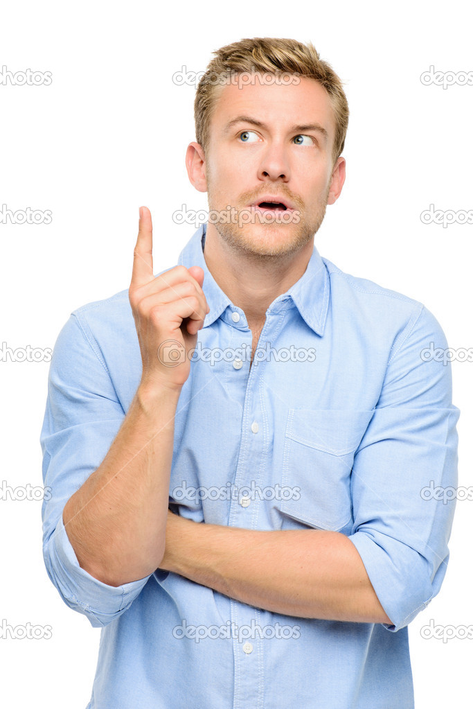 Happy man Has an idea Stock Photo by ©AILA_IMAGES 27406551