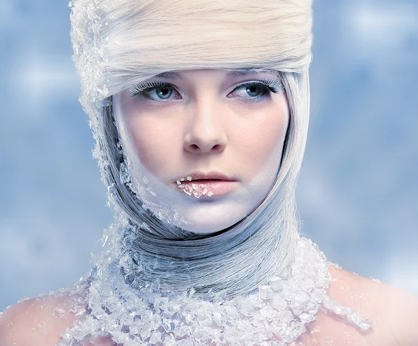 Beautiful snow queen — Stock Photo © hvoya #51762245