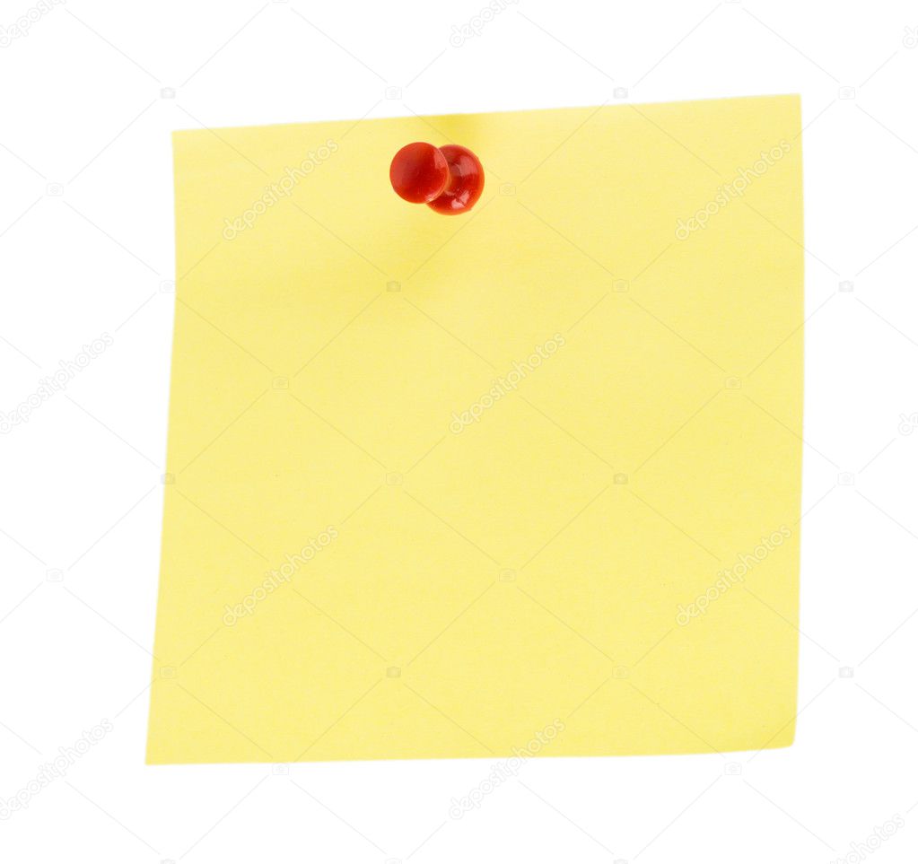 Yellow note paper Stock Photo by ©dmitriykp 26537065