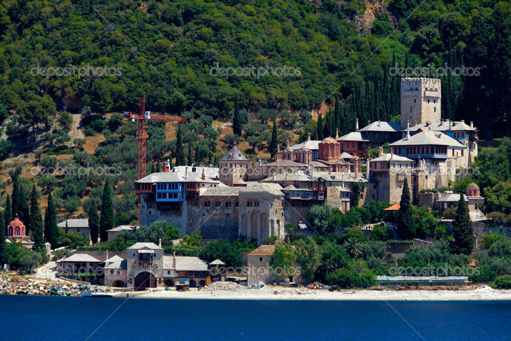 Dochiariou Monastery, Athos Peninsula, Mount Athos, Chalkidiki, Greece ...