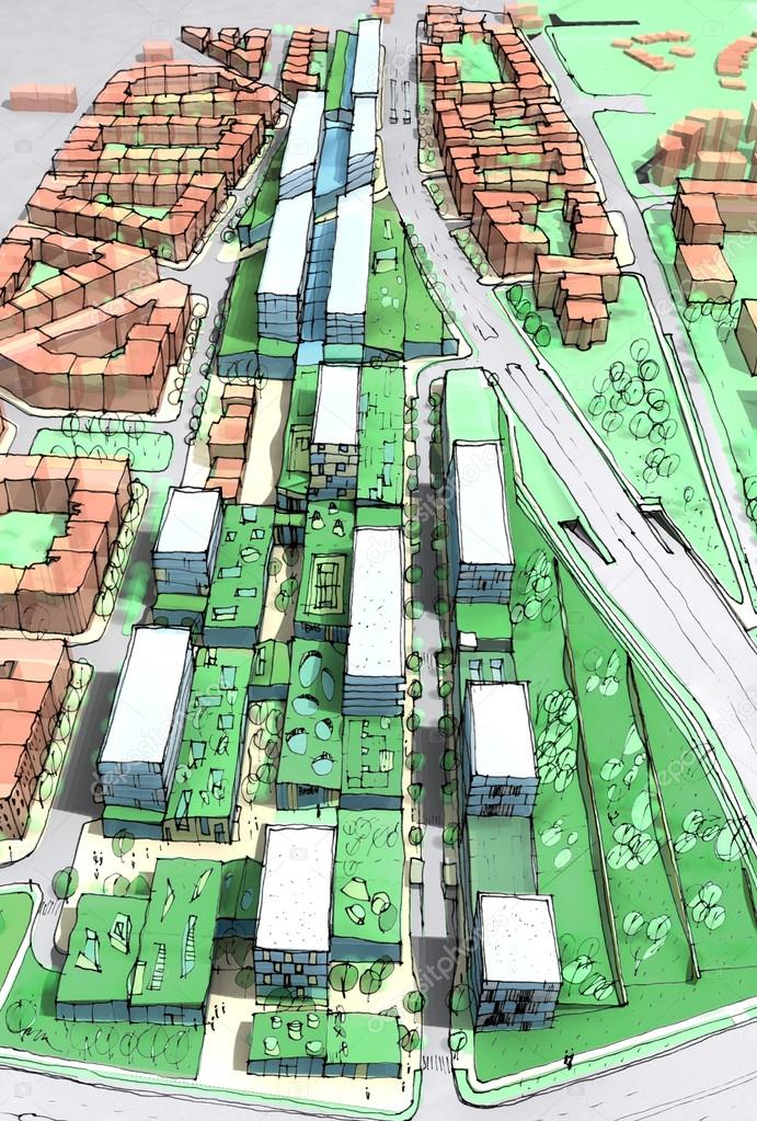 New urban development Stock Photo by ©synovec 20728685