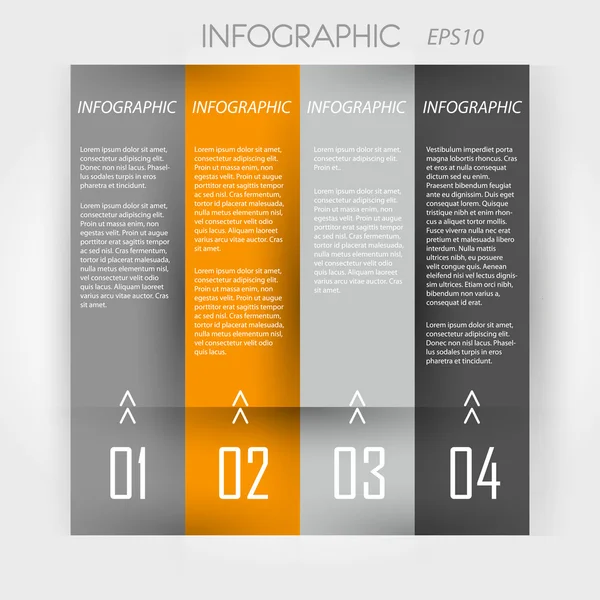 Infographic 4 column Vector Images | DepositPhotos
