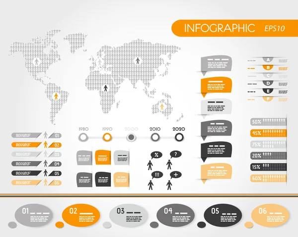 100,000 Orange infographics Vector Images | Depositphotos