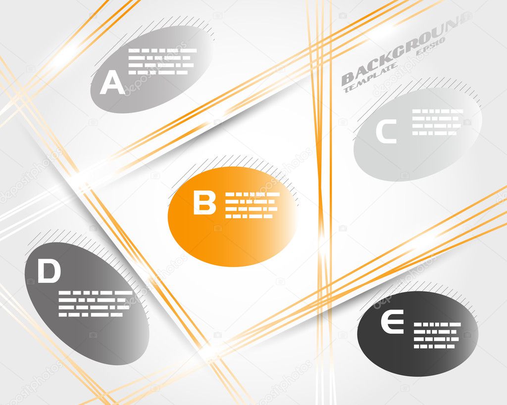 Orange abstract infographic background Stock Vector by ©mdesignstudio ...