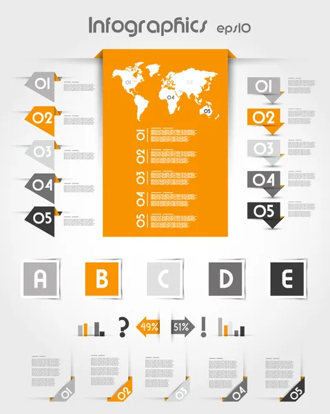 100,000 Orange infographics Vector Images | Depositphotos