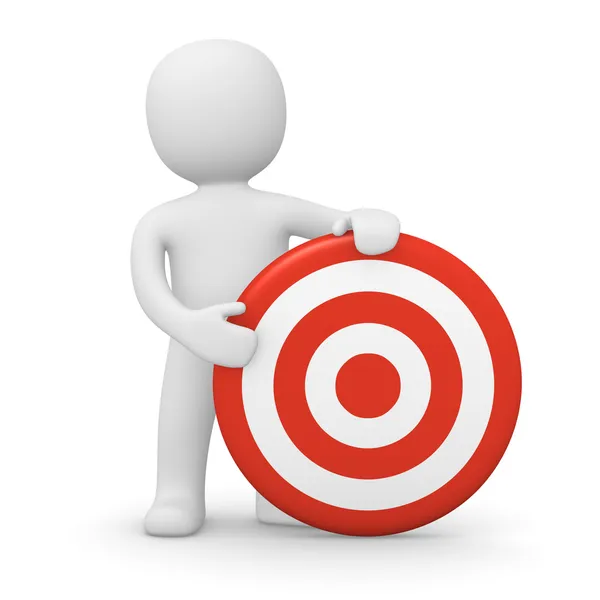 3d man aim Stock Photos, Royalty Free 3d man aim Images | Depositphotos