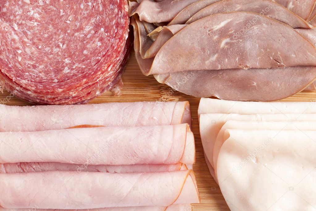 Assorted sliced meat — Stock Photo © kozzi2 #17158449
