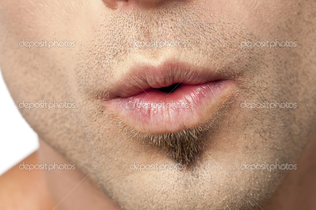 Mans lip whistling — Stock Photo © kozzi2 #17209737