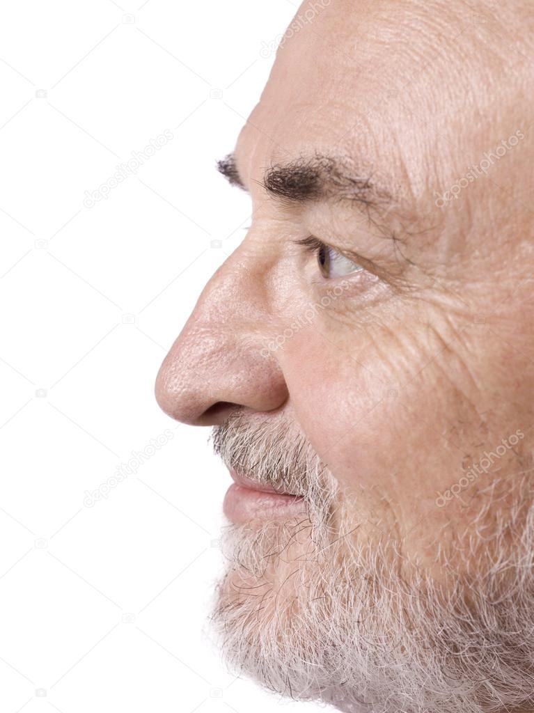 Old mans face side view ⬇ Stock Photo, Image by © kozzi2 #18745275
