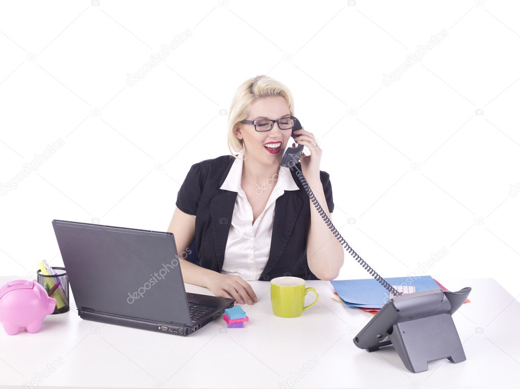 Calling secretary Stock Photo by ©kozzi2 18772115