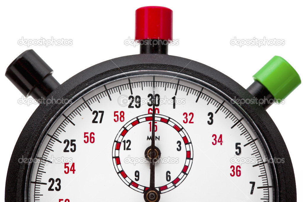 Cropped image of a stopwatch with buttons — Stock Photo © kozzi2 #18819587