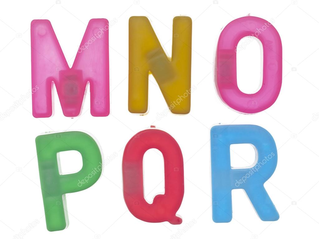 Letras do alfabeto colorido — Fotografias de Stock © kozzi2 #18819997