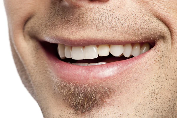 Detailed Image Young Man Smiling Perfect White Teeth Healthy Concept ...