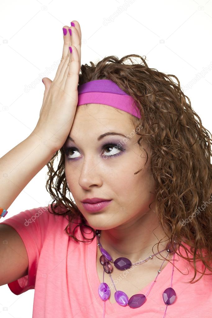 80s girl forgets — Stock Photo © kozzi2 #19914287