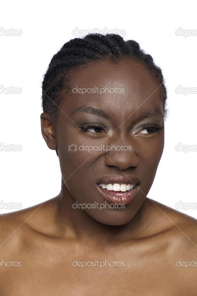 Angry african woman — Stock Photo © kozzi2 #20330913