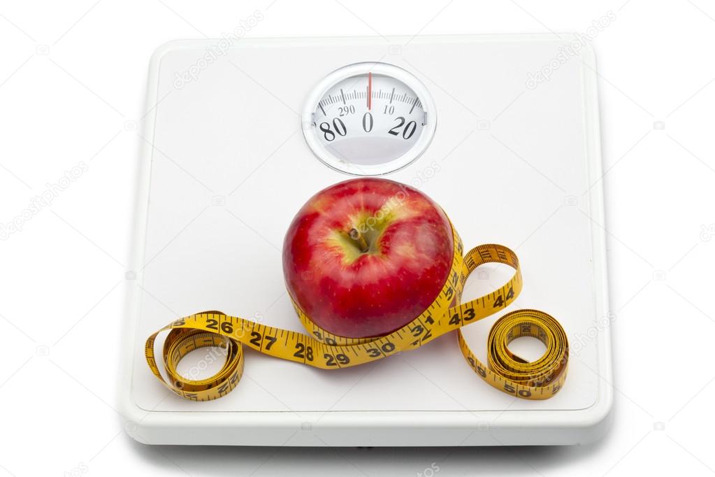 Apple and scale Stock Photo by ©kozzi2 20331997