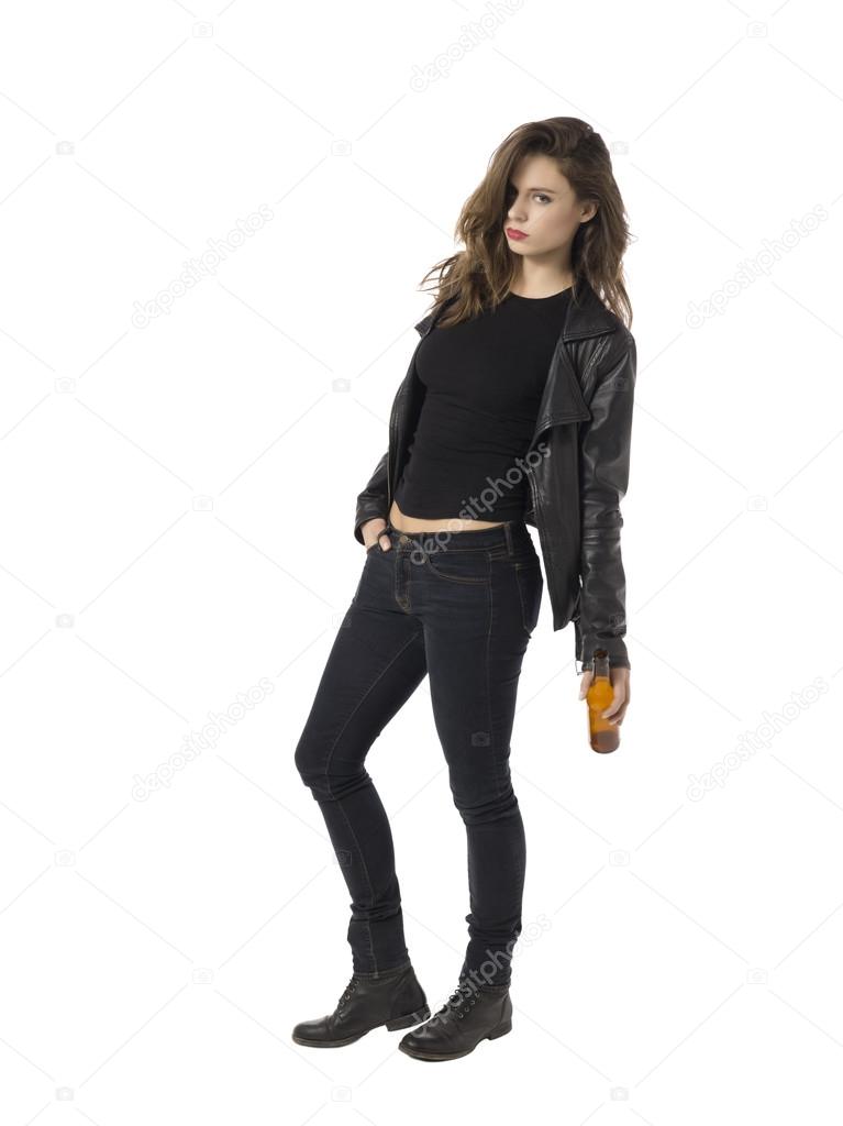 A tipsy woman — Stock Photo © kozzi2 #22433133