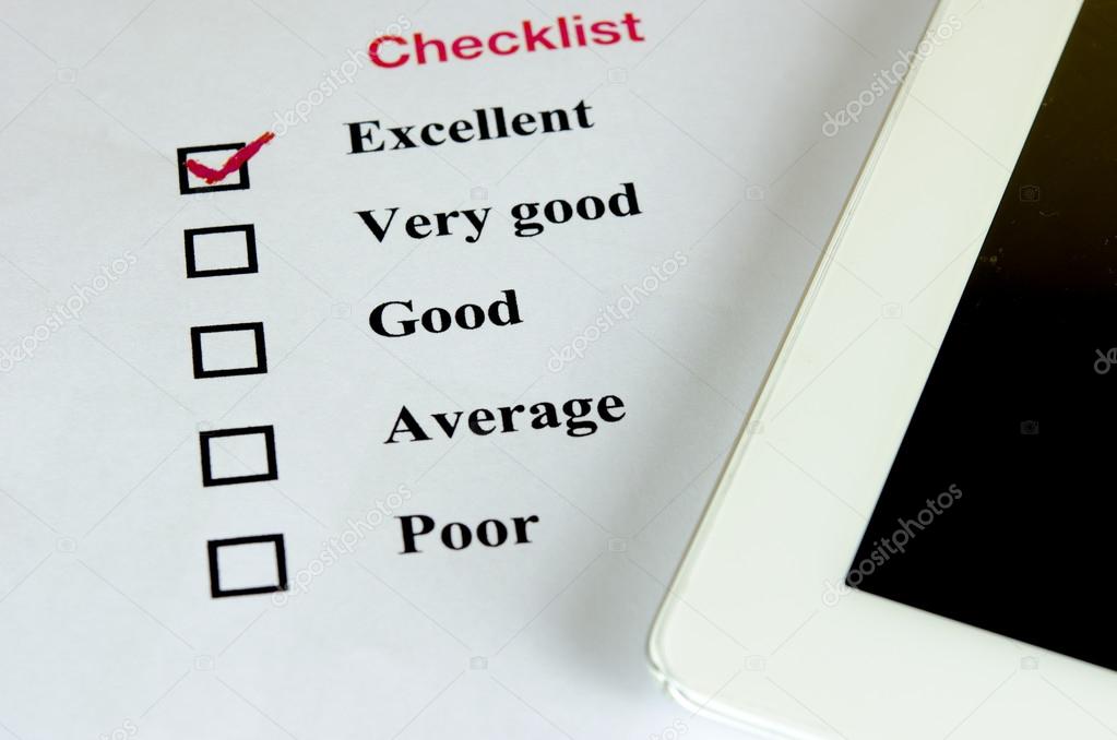 Checklist and smartphone — Stock Photo © aoo8449 #32325925