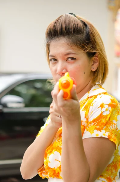 Women Water gun - Stock Image - Everypixel