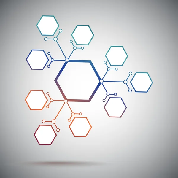 Three compounds from the base unit. Gradient. - Stock Image - Everypixel