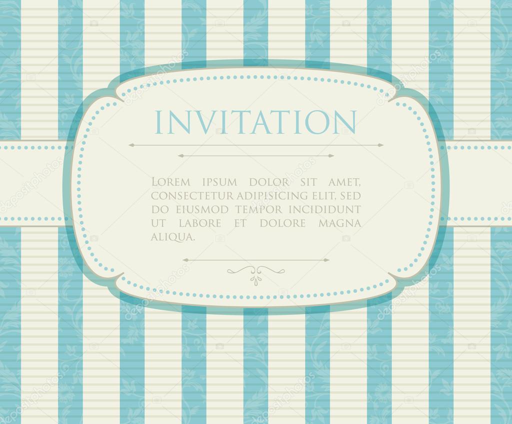 Invitación Vector de stock #13506875 de ©SonneOn