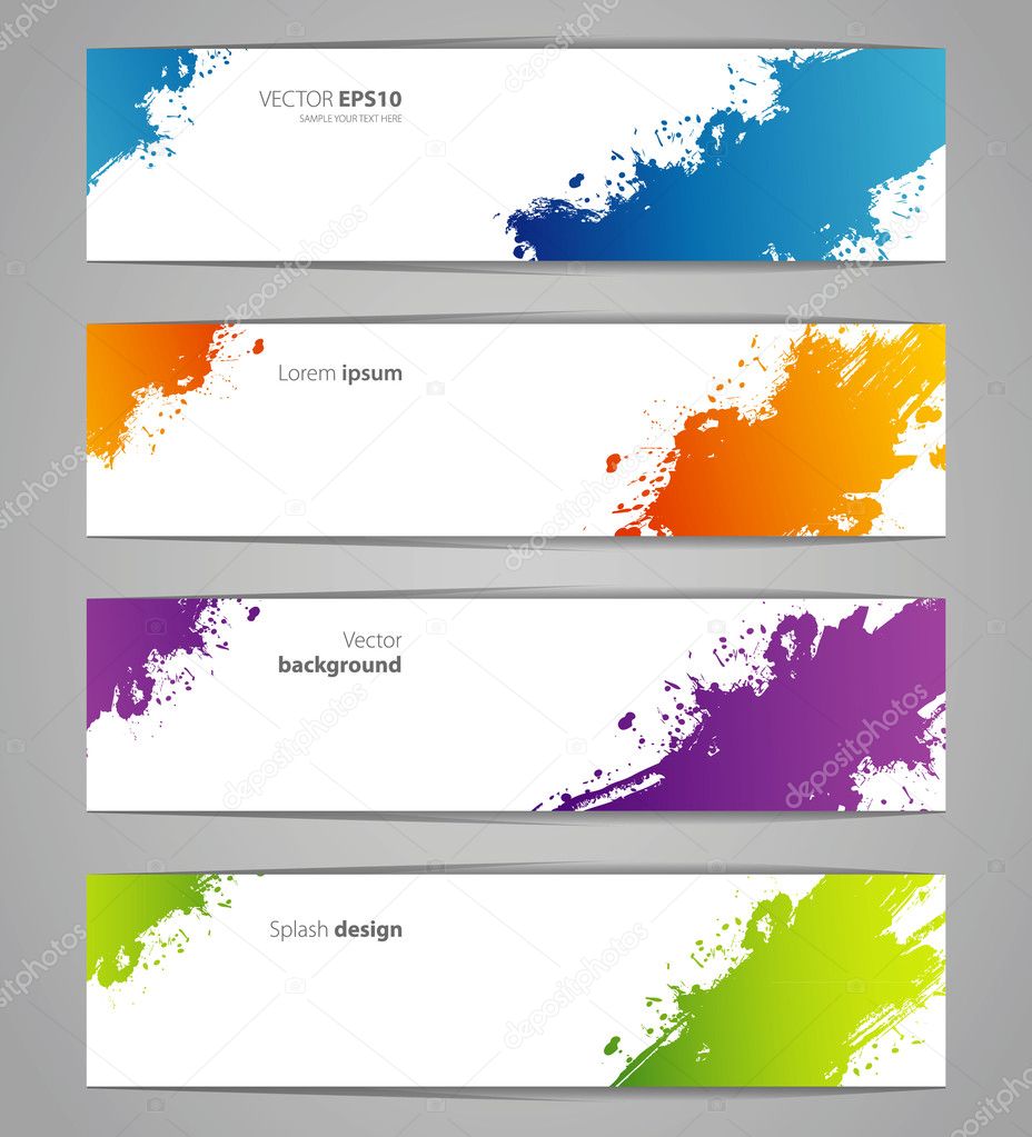 Splash designs Stock Vector by ©SonneOn 13624600