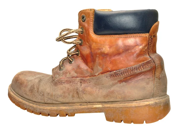 Old Worn Out Work Boot — Stock Photo © philkinsey #42506673