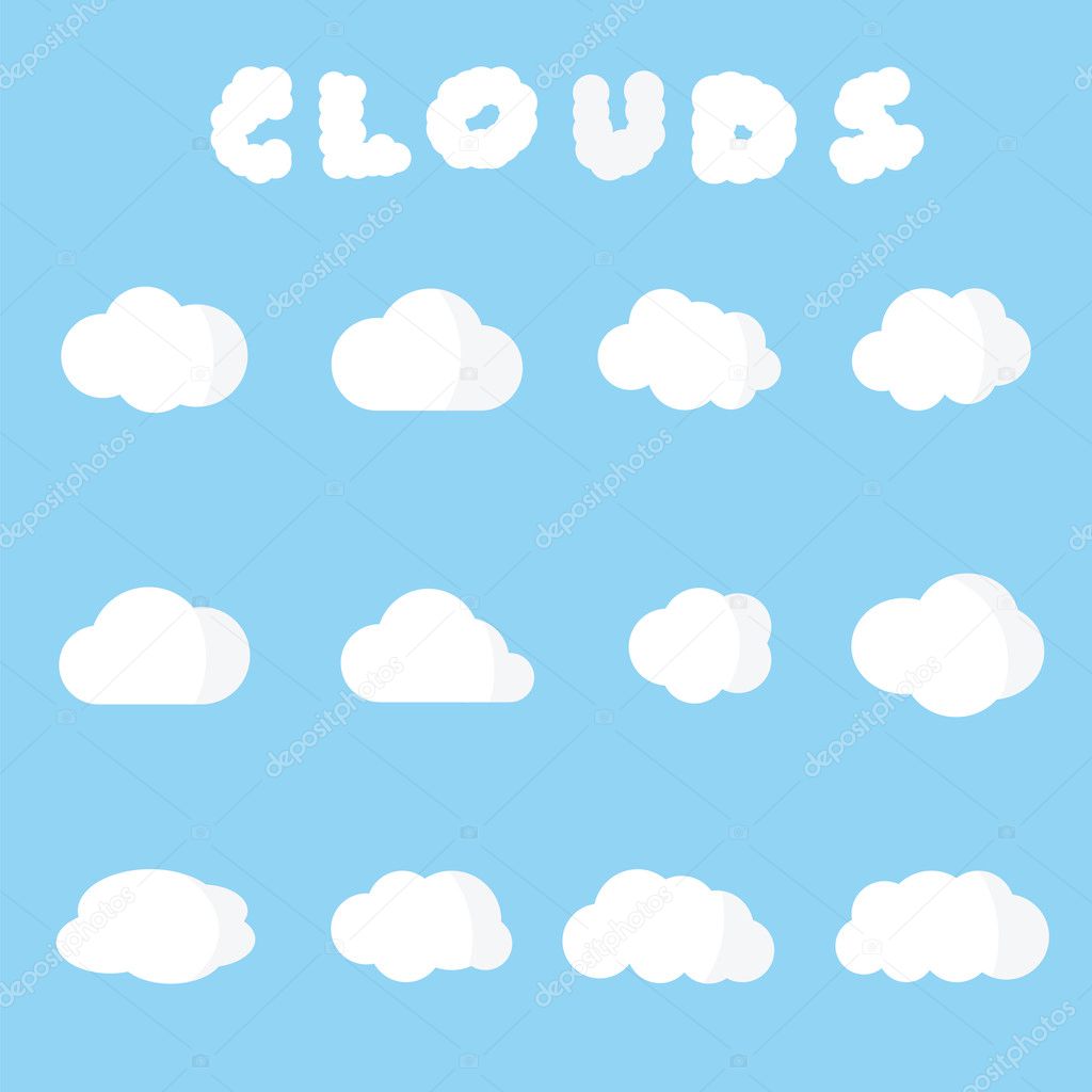 Clouds sign Stock Vector Image by ©tulpahn #47397259