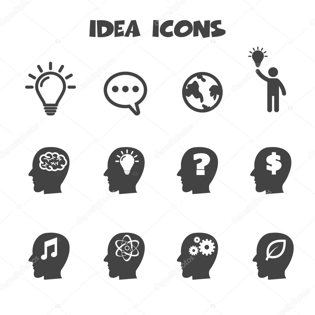 Idea icons Stock Vector Image by ©tulpahn #47397717