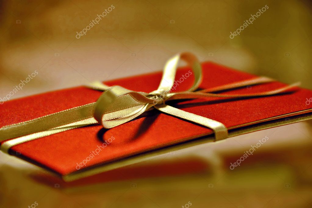 Red gift card. — Stock Photo © Szafran #24972677