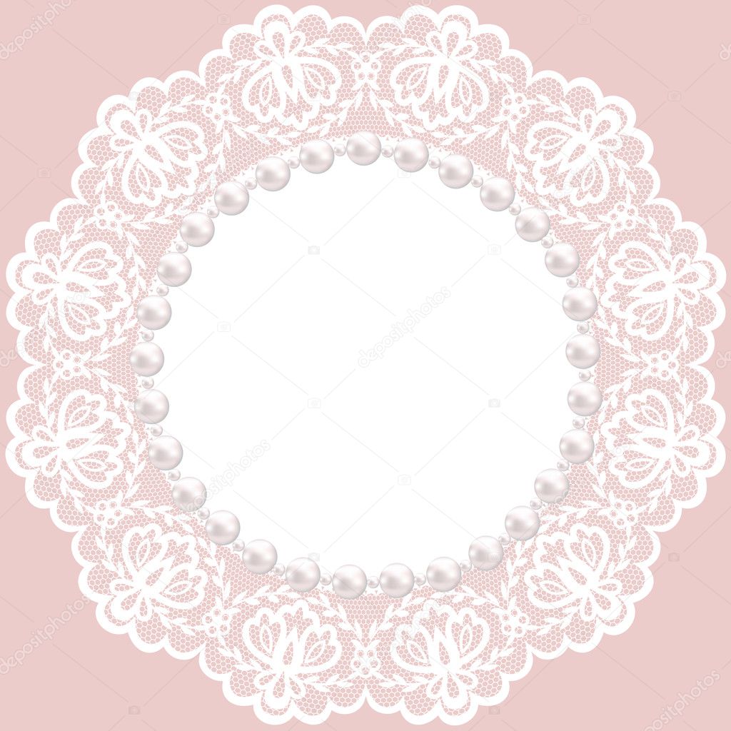 Lace doily — Stock Vector © Prikhnenko #26303609