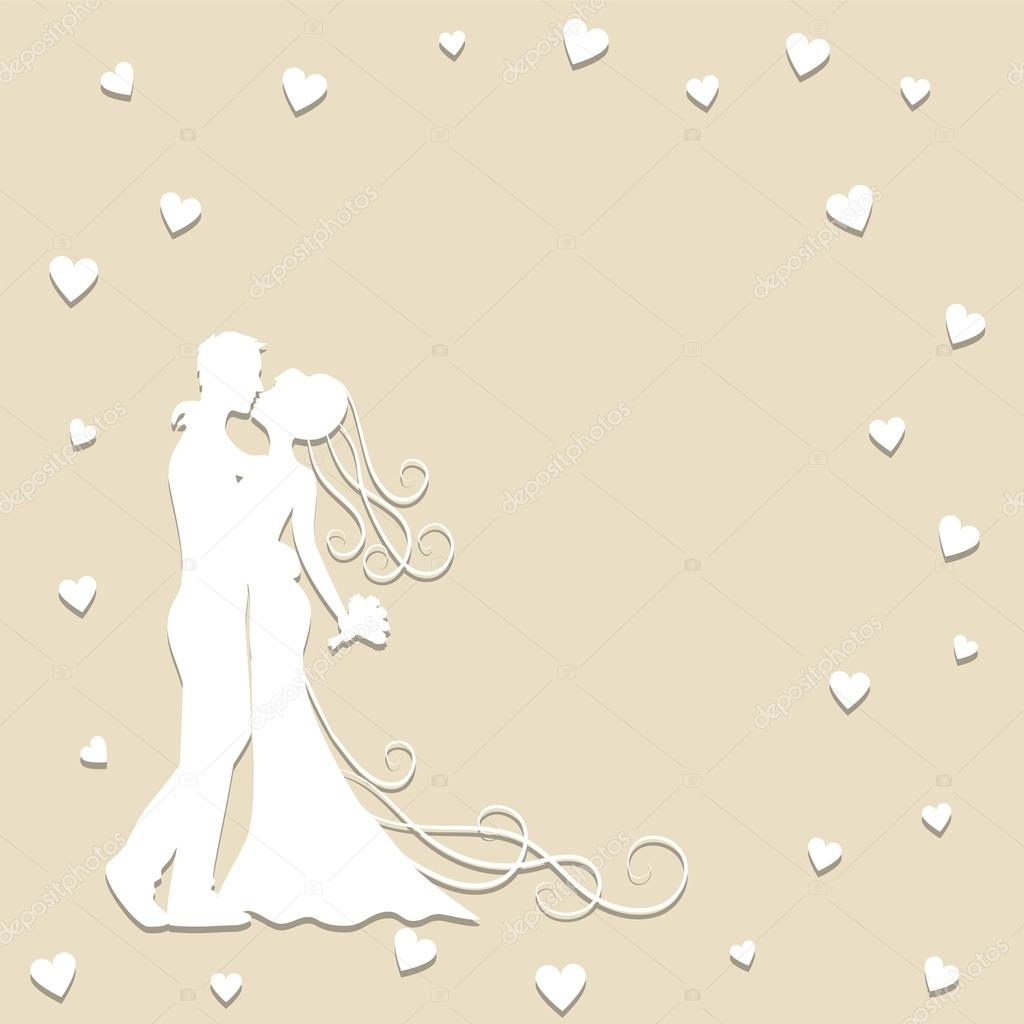 Paper wedding card Stock Vector Image by ©Prikhnenko #32544281