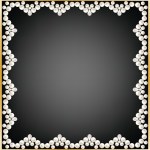 pearl frame — Stock Vector © Prikhnenko #19897409