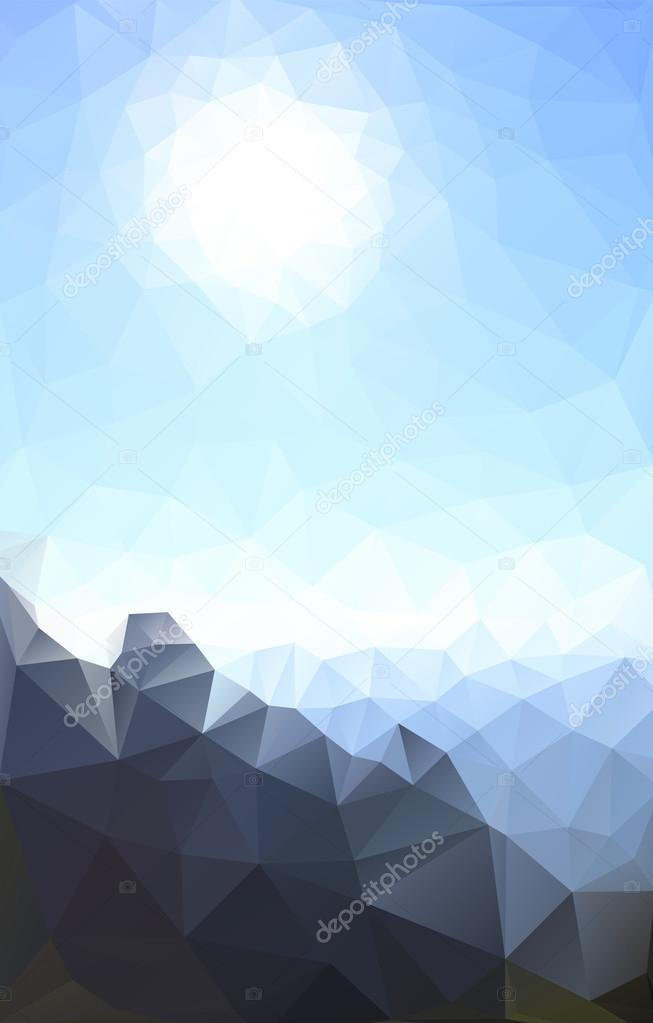 Polygon landscape Stock Vector Image by ©Prikhnenko #38771415