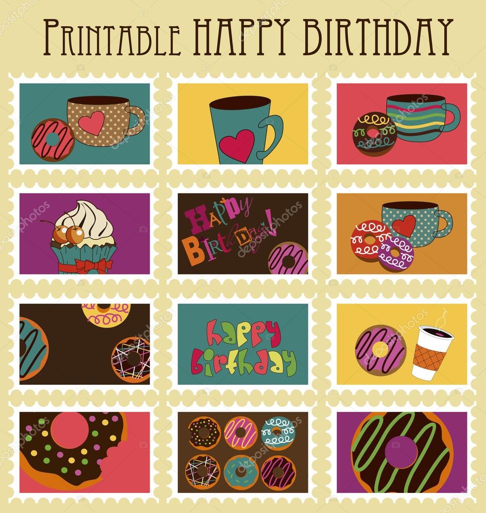 Printable collection Stock Vector Image by ©Twiggi #25886881