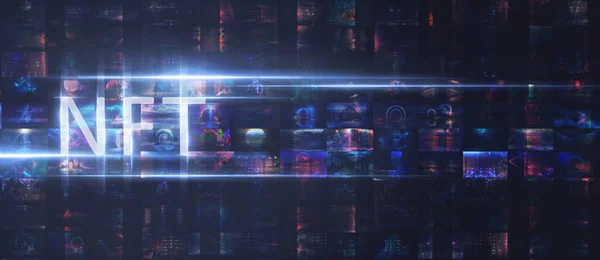 Collage firmado con token NFT. collage NFT abstracto. TODOS LOS DIAS ...