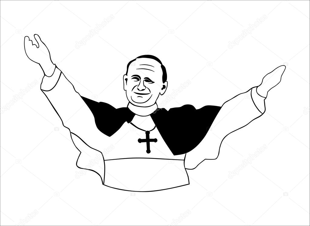 Pope Francis Vector