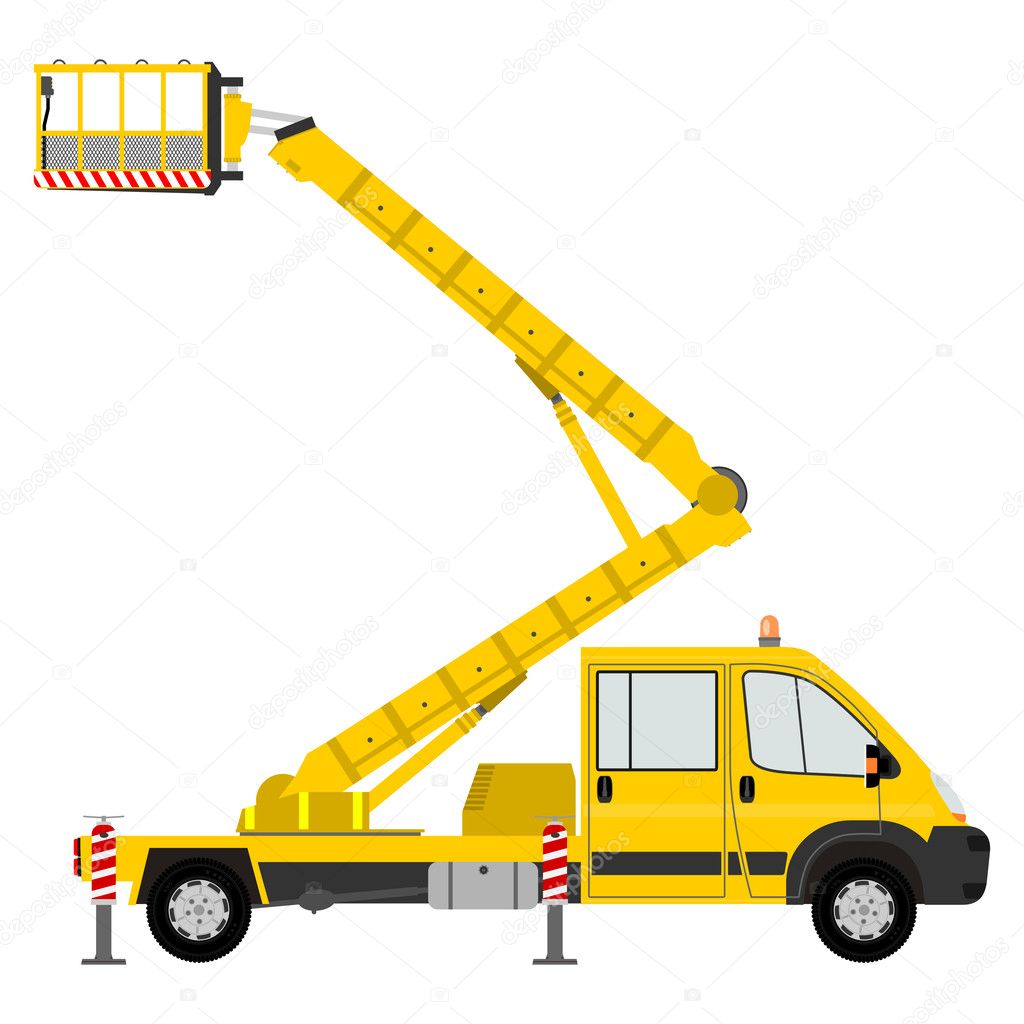 Bucket Truck. Stock Vector Image by ©norsob #29622395