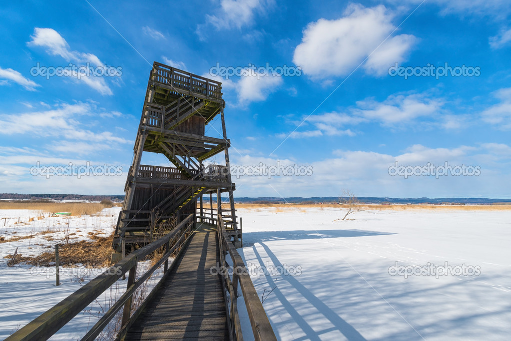 Birdwatching tower Stock Photo by ©steho 22844844