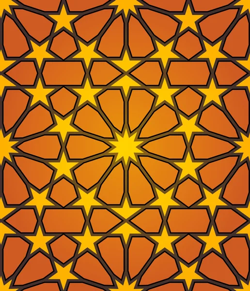 Seamless Geometric Islamic Art Pattern — Stock Vector © MidoSemsem ...