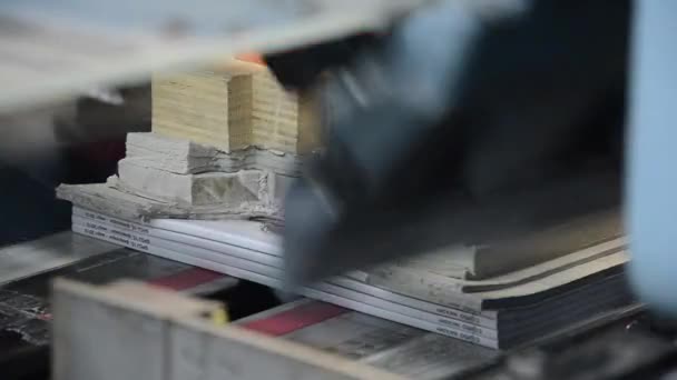 Printed book production line — Stock Video © zefart #25149515