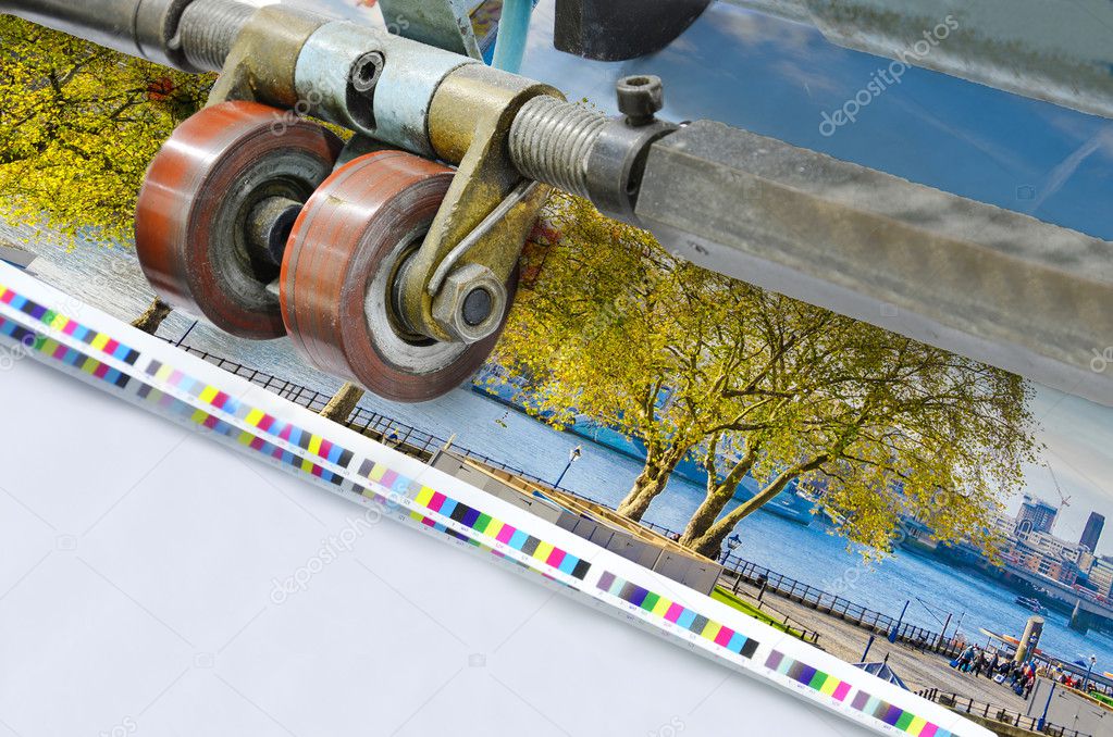 Magazine binding process after offset print — Stock Photo © zefart ...