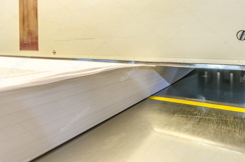 Modern paper guillotine Stock Photo by ©zefart 48243737