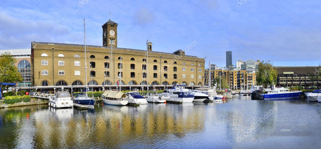 St Katharine dock in London — Stock Photo © zefart #48255417