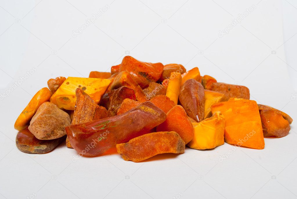 Vintage genuine raw Baltic amber stones — Stock Photo © Yumis #13647137