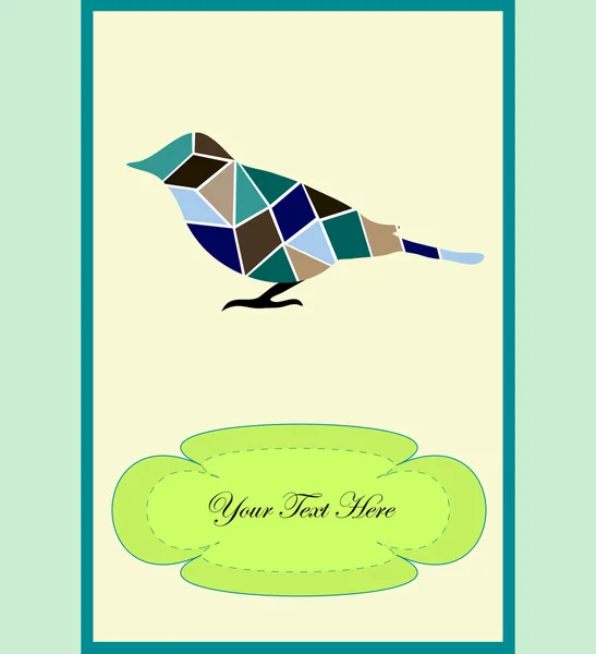 Watercolor bird frame Vector Art Stock Images | Depositphotos