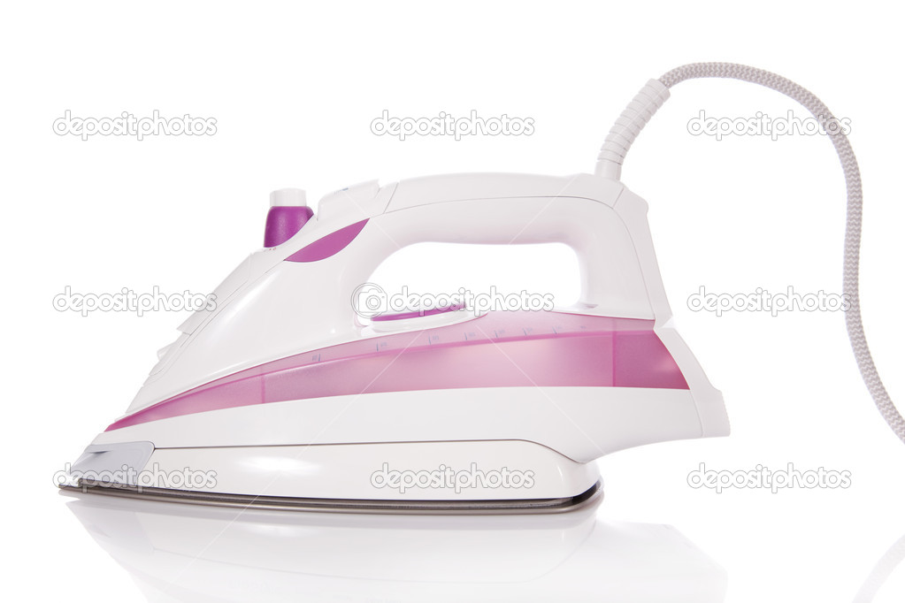 Modern steam flat iron isolated on white background — Stock Photo ...