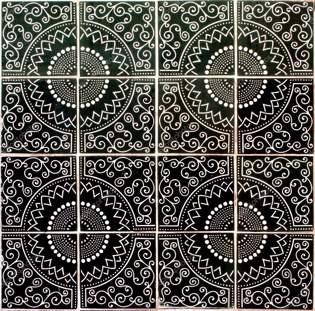 Ceramic tiles seamless pattern — Stock Photo © Lusoimages #13312745